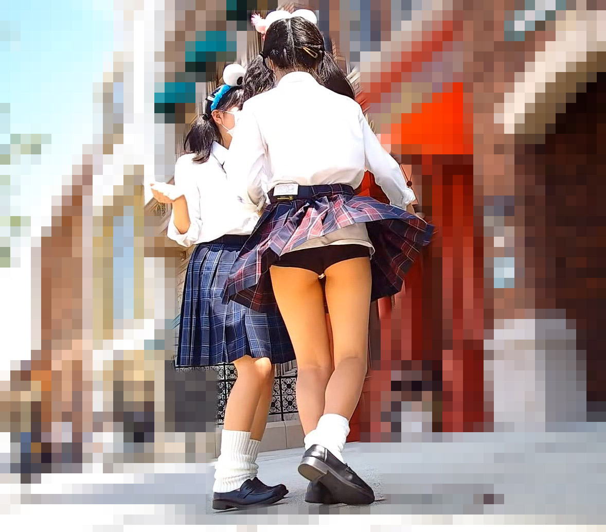 【PALPIS】テーマパークのミニスカJK【ダンス練習編】：二代目pepe│チラリ部